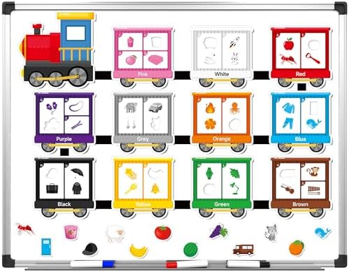 Amazon.com: 8 Packs Magnetic Sorting Set for Fridge Toddlers Magnetic ...