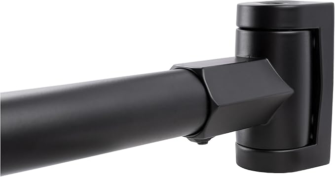 Amazon.com: Adjustable Curved Shower Curtain Rod, Rustproof Aluminum ...