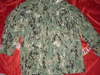 Amazon.co.jp: US Army USN NWU Type 3 Woodland AOR2 Gore-Tex Hoodie S-L ...
