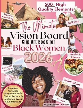 Amazon.fr - The Ultimate Vision Board Clip Art Book for Black Women ...