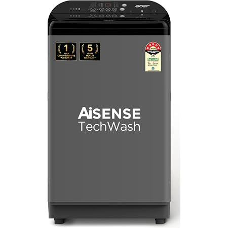 Acer 8.0 Kg Halo Wash Series Fully-Automatic Top Load Washing Machine ...