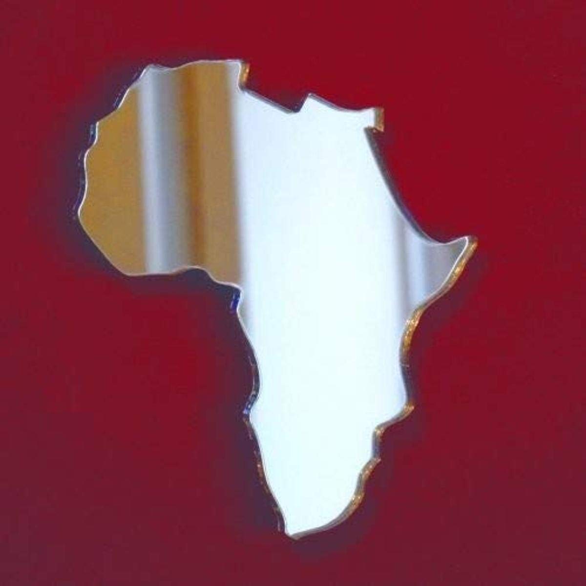 Super Cool Creations Africa Map Mirror - 20cm x 10cm : Amazon.co.uk ...