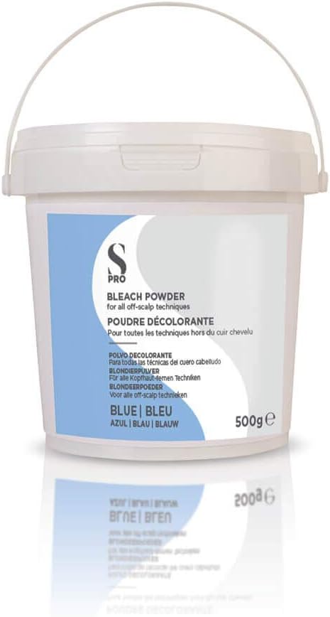 S-PRO Blue Powder Bleach 500g : Amazon.co.uk: Beauty