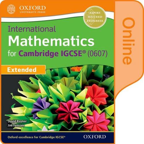 International Maths for Cambridge IGCSE®: Online Student Book : Buy ...