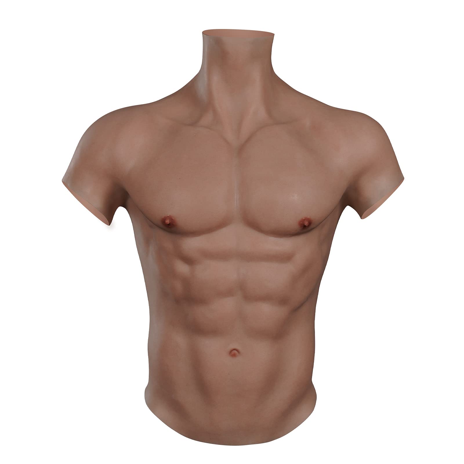 Buy Realistic Half Body Muscle Chest Silicone Muscle Vest Soft Male s ...