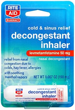 Amazon.com: EverClear Medicated Vapor Inhaler, Nasal Decongestant for ...