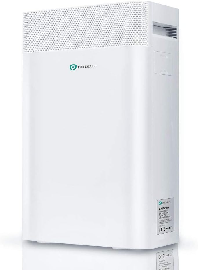 PureMate Air Purifier for Home 5 in1 with Ioniser and Sleep Mode - True ...