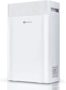 PureMate Air Purifier for Home 5 in1 with Ioniser and Sleep Mode - True ...