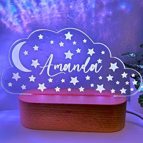 Amazon.com: Personalized Night Light | Custom Nightlight for Kids ...