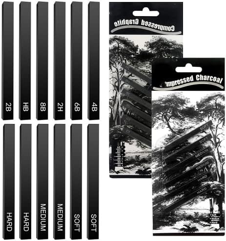 Graphite Crayons Graphite Stick Assorted Degrees Graphite Stick Water ...