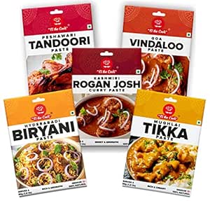 EL The Cook Indian Cooking Pastes Variety Pack | Simply Marinate & cook ...
