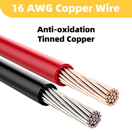 Snapklik.com : Amliber 10 Kits 16 AWG 2 Pin Waterproof Automotive Wire ...
