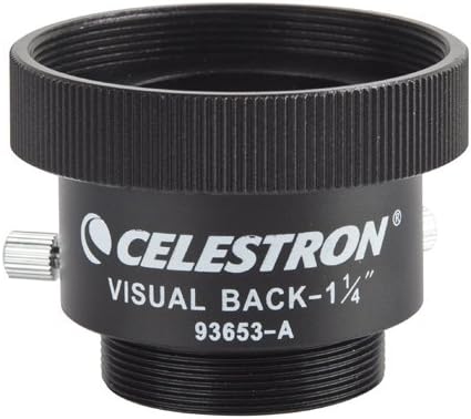 Amazon.com : Celestron 1.25-Inch Visual Back Metal Adapter (Black ...