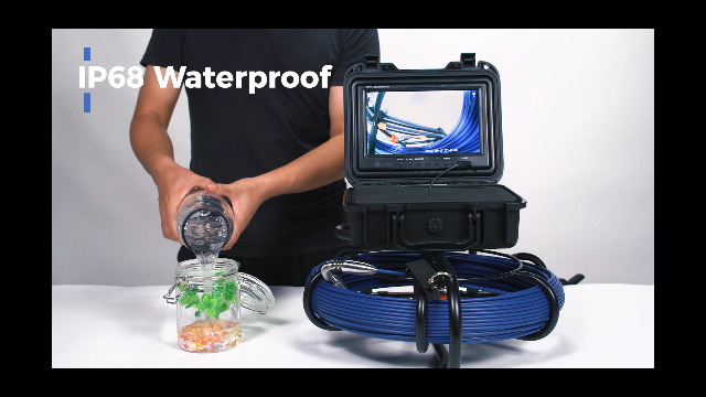 Watch IP68 Waterproof Sewer Camera ﹙100FT/30M﹚ on Amazon Live
