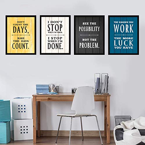 Buy Chaka Chaundh - Office Quotes Frames - Motivational Quotes Wall ...