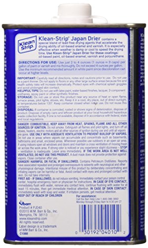 Buying Guide | Klean-Strip PJD40 Japan Drier, 1-Pint