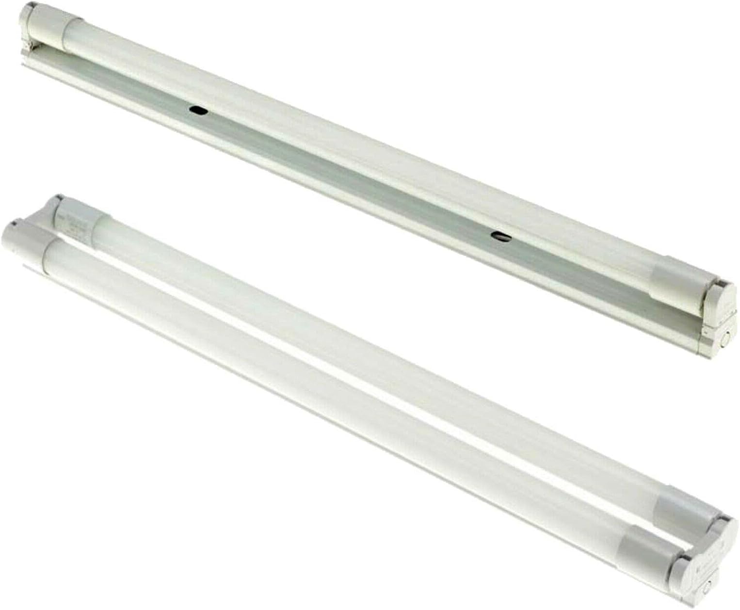 LED T8 Tube Fluorescent Light Batten Fitting Single OR Double 2FT,3FT ...