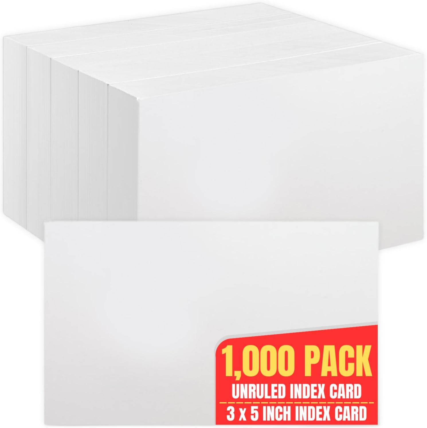 Amazon.com : 1InTheOffice Graph Ruled Index Cards 3x5, Index Cards Grid ...