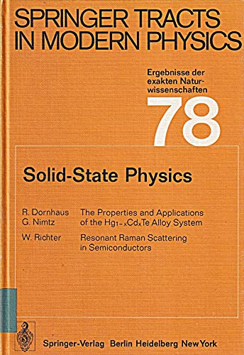 Solid-state physics: (Springer tracts in modern physics 78): R ...