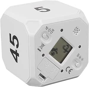 Cube Timers, Cube Kitchen Timer, Sensor Flip Timer, Cube Countdown Timer, 2.4in Square Workout ...