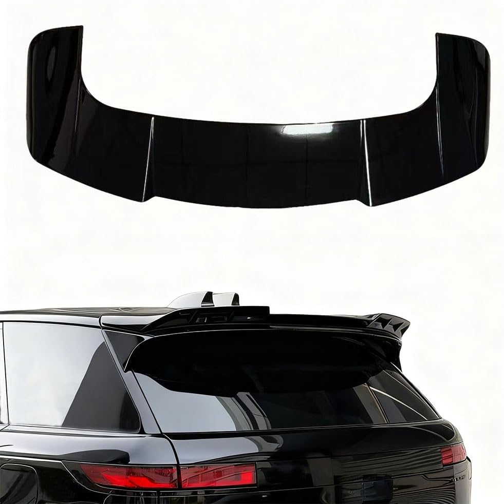 Amazon.com: Glossy Black Rear Roof Spoiler Compatible with LR Range ...