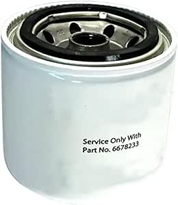 Amazon.com: oil filter 6678233 Compatible With Bobcat S220 S250 S300 ...