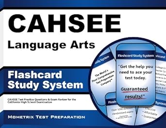 CAHSEE Language Arts Flashcard Study System: CAHSEE Test Practice ...
