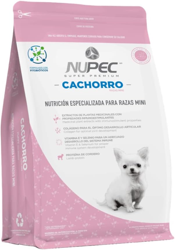 Nupec Comida para Cachorro Razas Mini 1 kg - Paquete de 1 : Amazon.com ...