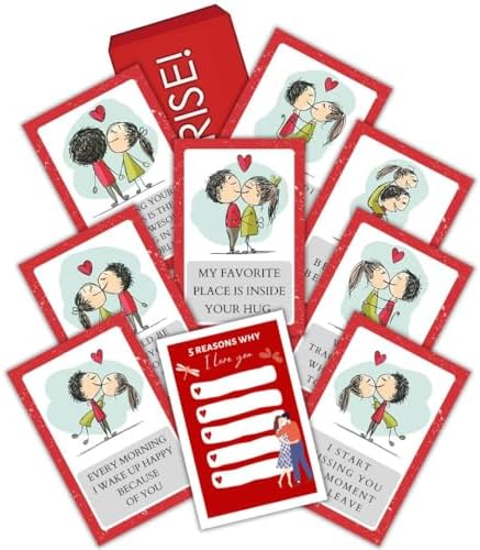 Love Card Set with Romantic Quotes, 9 Cards (Red) : Amazon.in: Office ...