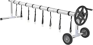 Amazon.com: Guangshuohui 18FT Pool Cover Reel Set, Solar Cover Aluminum ...