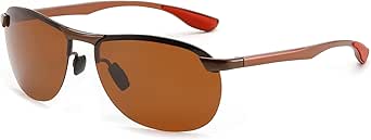 Amazon.com: FEISEDY Mens Polarized Sunglasses UV Protection Sunglasses for Men Al-Mg Metal Frame ...