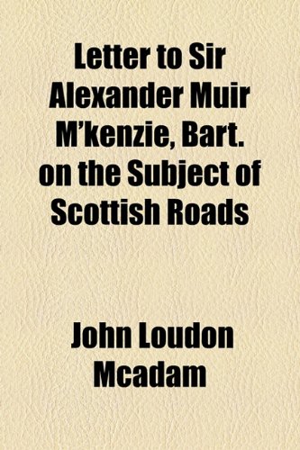 Amazon | Letter to Sir Alexander Muir M'kenzie, Bart. on the Subject of ...
