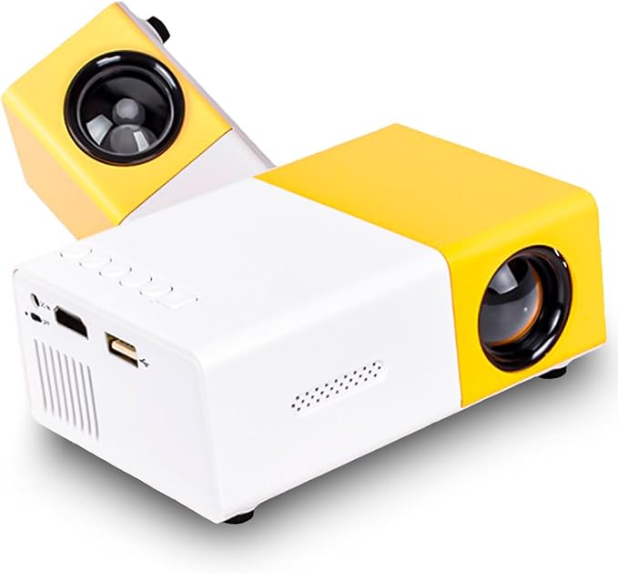 Mini Projetor Portatil LED - Full HD 1080p, 5000 Lumens, Tela de 200 ...