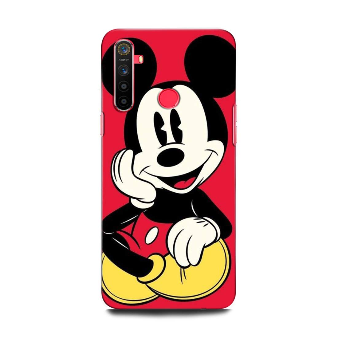 GRAFIQE Mobile Back Flip Cover Plastic for REALME 5S Mickey Mouse ...