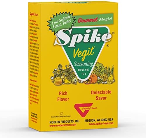 Amazon.com : Spike Vegit All-Purpose Seasoning, All Natural, Low Sodium ...