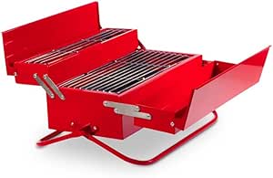 Amazon.com: BBQ Toolbox, Portable Grill, Red, BBQ Grill Tool Box ...