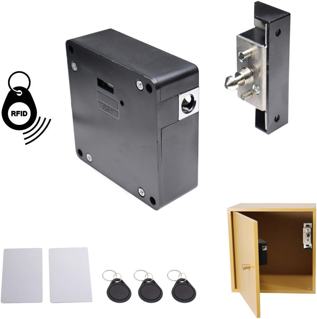 Homello RFID Lock Electronic Cabinet Lock with USB Cable - Hidden DIY ...