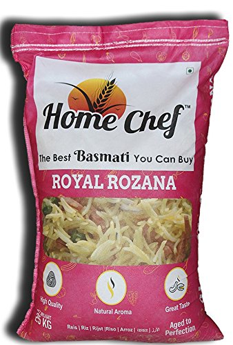 Home Chef Royal Rozana 25KG Basmati Rice (!! Offer !!) : Amazon.in ...
