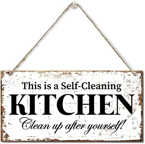 Amazon.com: PXIYOU This is a Self-Cleaning Kitchen Clean Up After ...