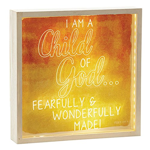 Buy Faithworks Christian LED Lit Light Box Wall Décor, Child of God ...