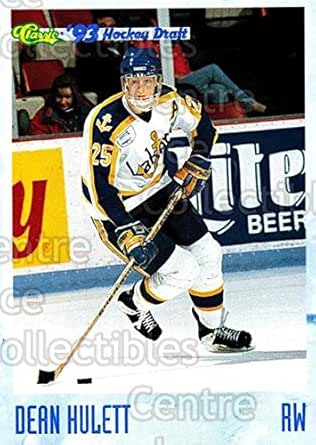 Amazon.com: (CI) Dean Hulett Hockey Card 1993 Classic Hockey Draft ...
