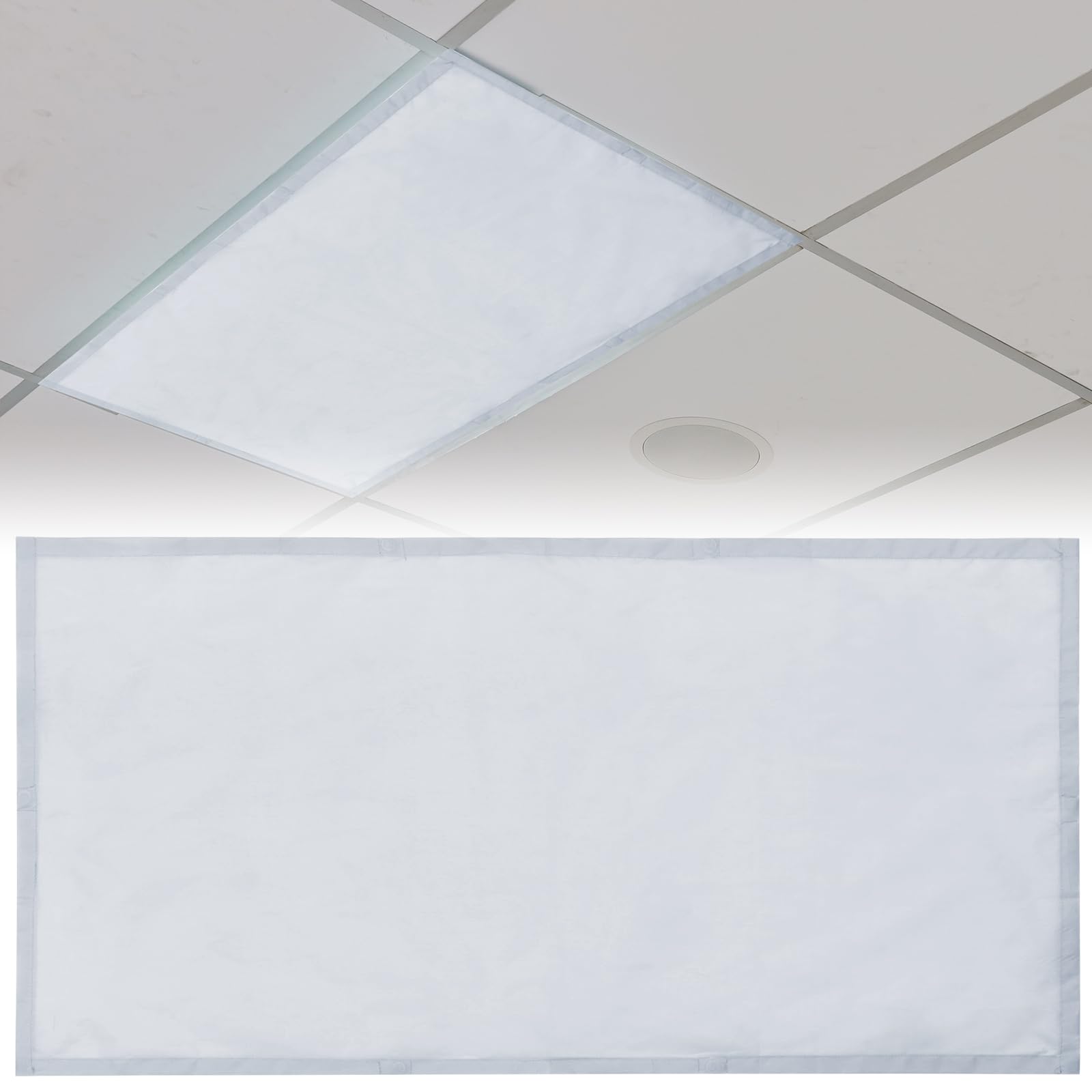 Patelai 4 x 2 Feet Fluorescent Light Cover for Ceiling Lights Magnetic ...
