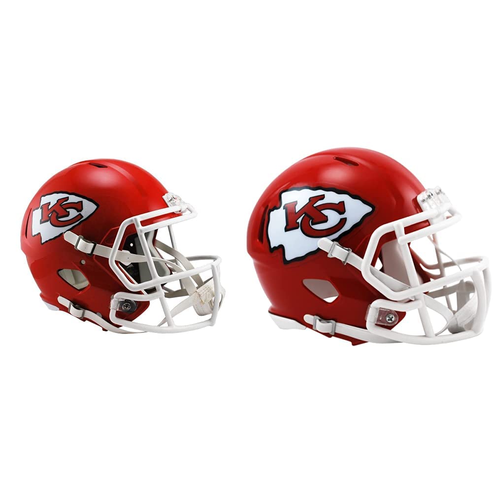 Riddell NFL Kansas City Chiefs Full Size Speed Replica Football Helmet ...