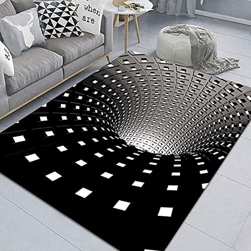 Amazon.com: 3D Rugs Optical Illusion Area Rug Fun Sensation of Falling ...