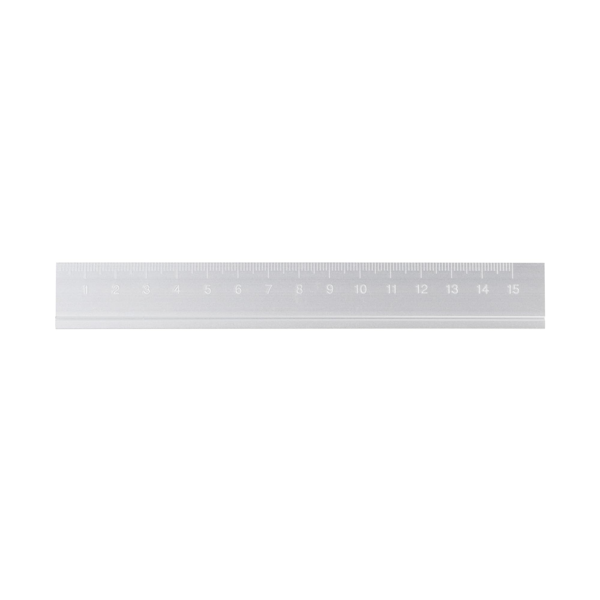 Amazon.com : MUJI Japan Aluminum Ruler 15mm Silver : Office Products