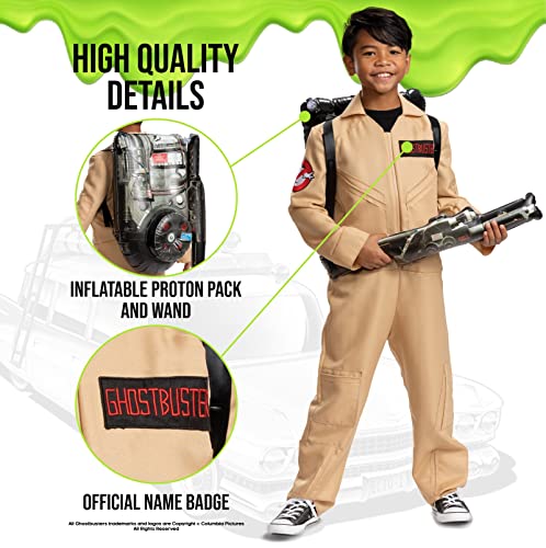 DISGUISE Official Deluxe Ghostbusters Costume Kids includes Proton Pack ...
