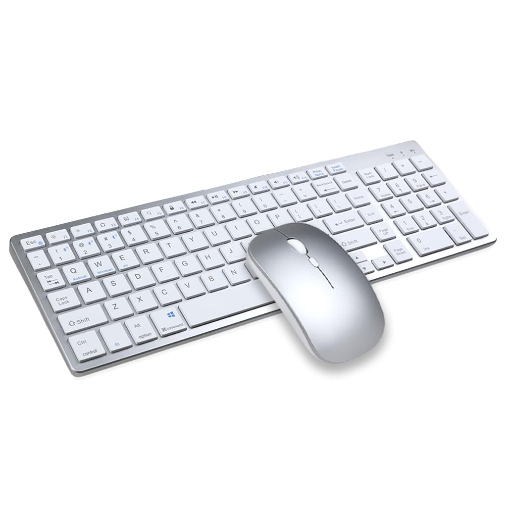 Amazon.in: Buy Wireless Keyboard and Mouse Combo, TECPHILE Multi Device ...