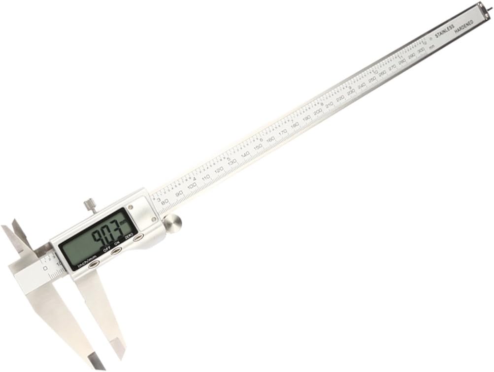 sourcing map Digital Caliper, Stainless Steel, 12 inch/300mm, Inch ...