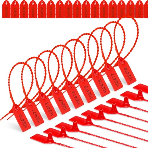 500 Pcs Plastic Tamper Seals Fire Extinguisher Tags Security - Want It All
