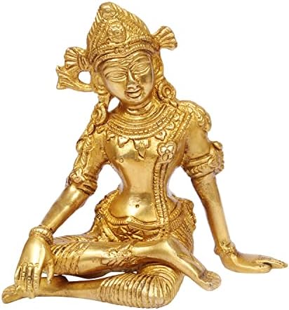 ARTVARKO Brass Lord Indra Dev Statue Hindu Deity Inder Dev Idol ...